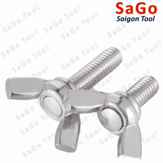 Bulong tai hồng inox 304 M3 M4 M5 M6 M8 Bu lông cánh chuồn